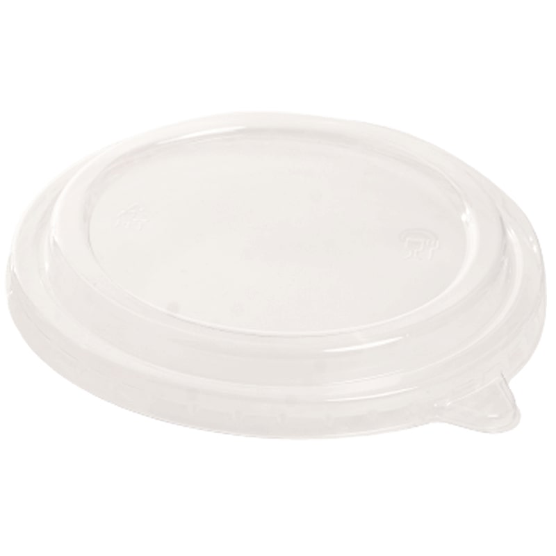 Sample- rPET Lid 165mm (900ml-32oz-bowl) - Disposable Green