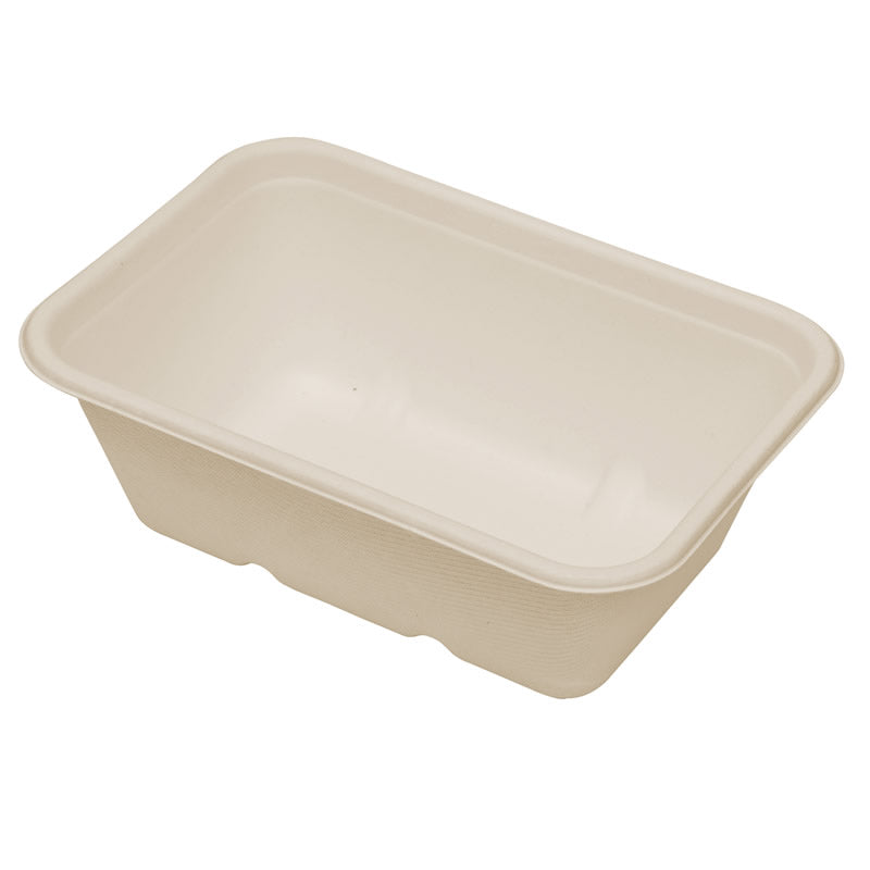 Sample-750ml Rectangle Food Box (18 x 12.5 x 6.5CM) - Disposable Green