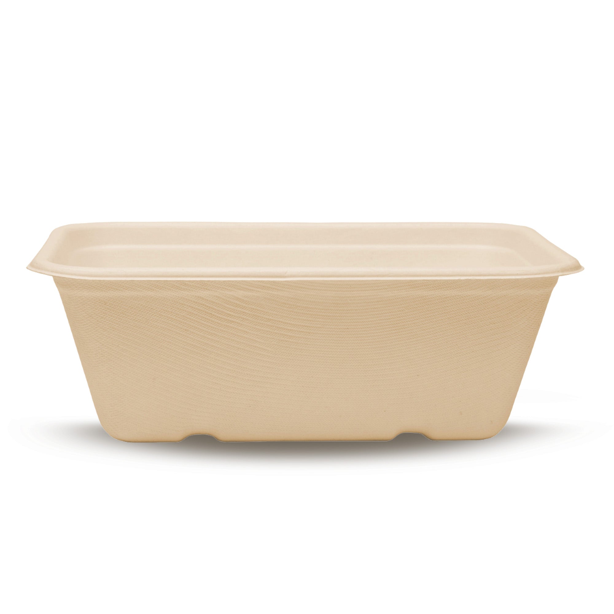 750ml Rectangle Food Box (18 x 12.5 x 6.5CM) - Disposable Green